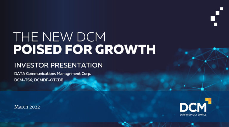 Why invest in DCM - DCM Investor Relations